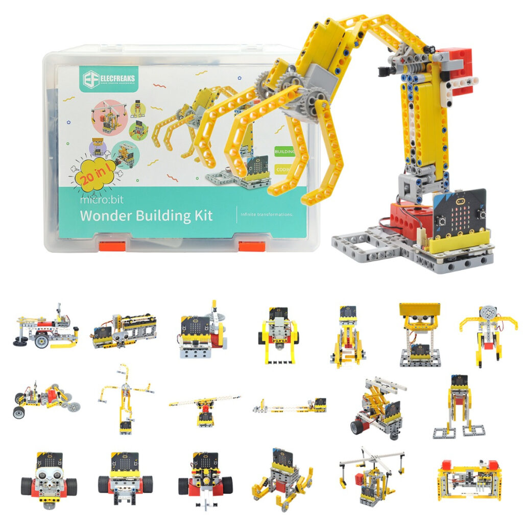 Wonder Building Kit 32in1 pentru Microbit – Robotescu